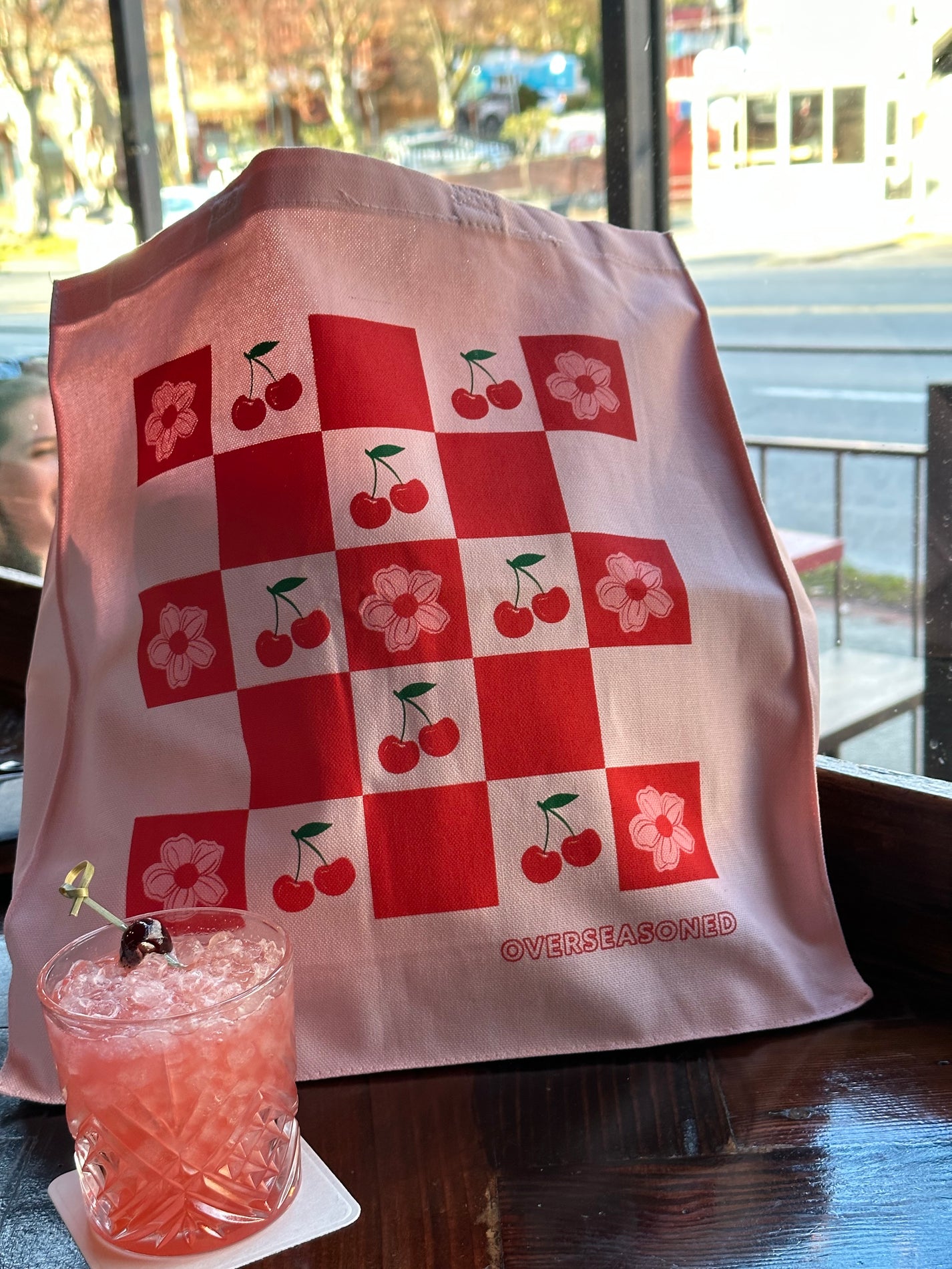 Cherry picnic tote bag | cherries | foodie gift – Overseasoned